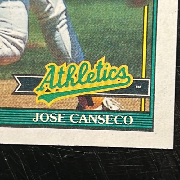 Topps | Other | Baseball Cards 991 Jose Canseco Error Card And Ozzie ...